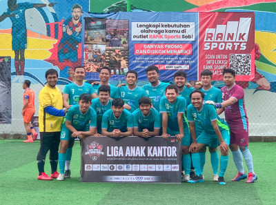Tim Bola Telkom Kembali Raih Juara 1 Pada Tournament Rank Sport