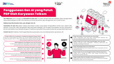 Penggunaan Gen AI yang Patuh PDP oleh Karyawan Telkom